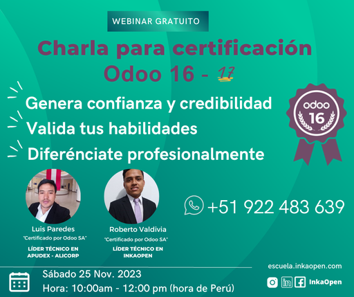 Odoo Courses Homepage | Escuela Odoo en español